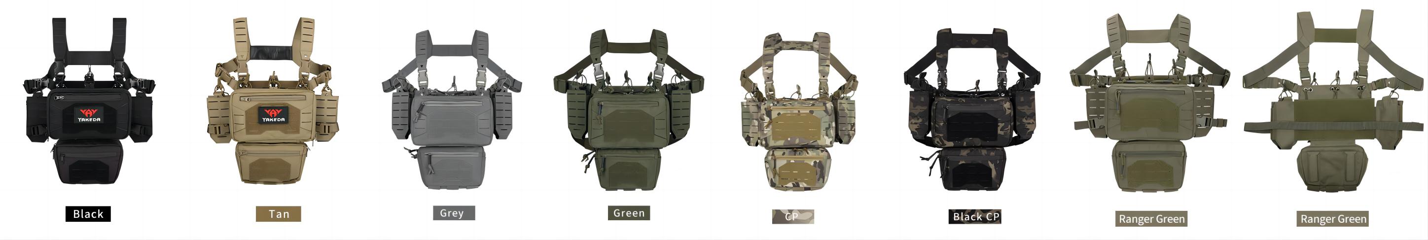 Oemodm Tactical Chest Rig With Detechable Pouches For Field Mission